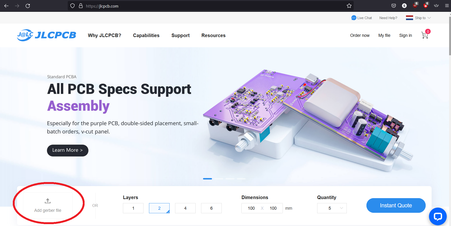 Printplaten bestellen bij JLCPCB – Train Science